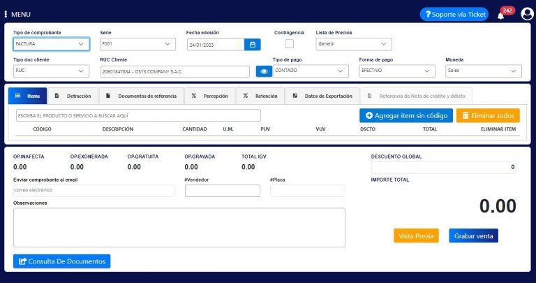 ¿cómo Emitir Una Factura Electrónica En El Sistema Mifact Mifact