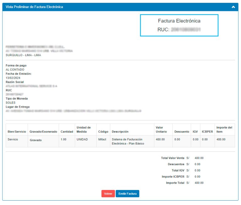 ¿Cómo emitir una factura electrónica en SUNAT 2024? - Mifact - Sistema de Facturación ...